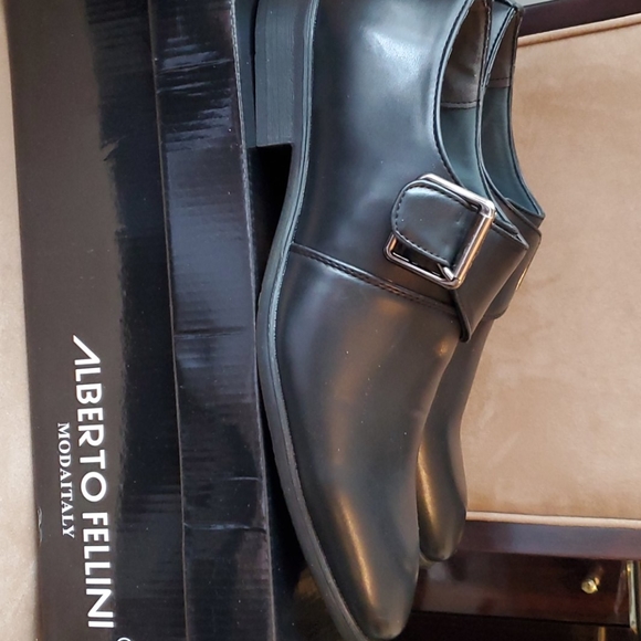 Alberto Fellini | Shoes | Mens Black Dress Shoes | Poshmark